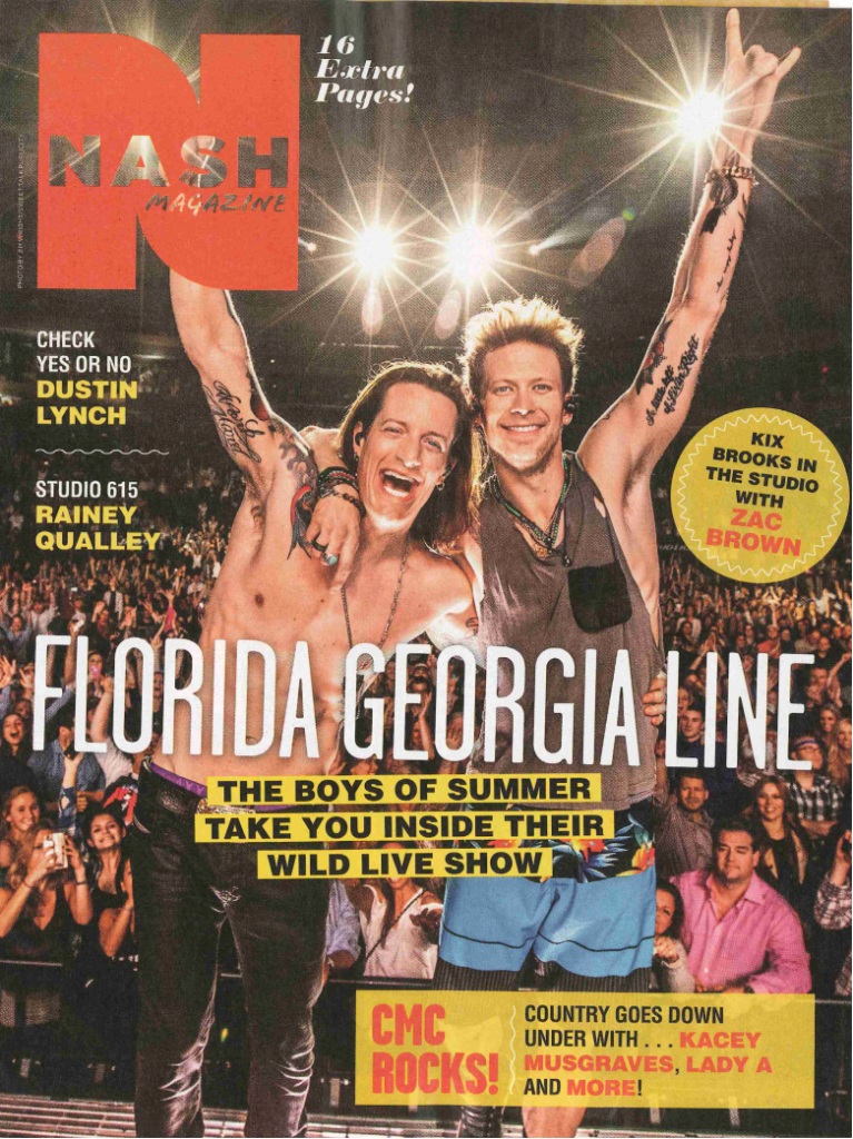FGL cover story in NASH/Country Weekly Magazine on stands now ...